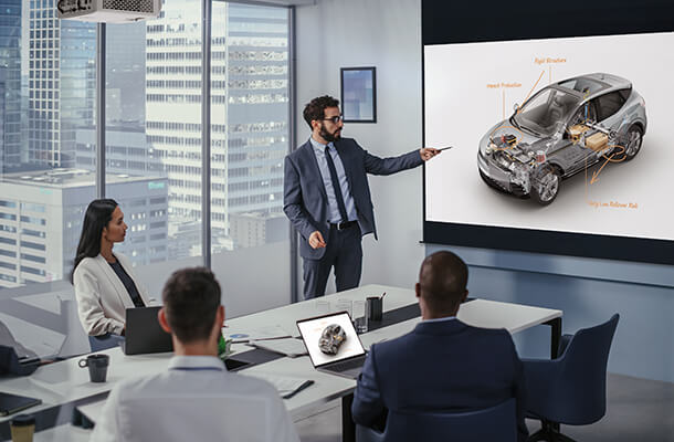 ZH551 - Compact Laser Projector with Wireless Sharing | Optoma USA